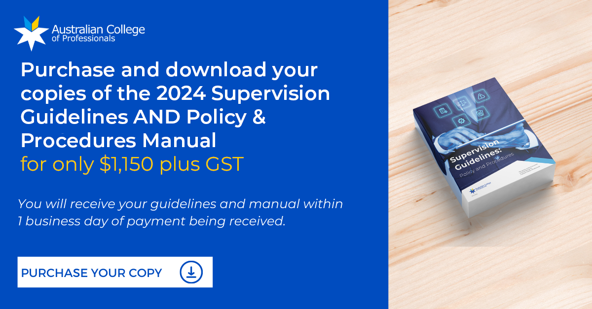 Supervision Guidelines - Australian College of Professionals